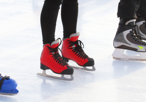 Ice skating